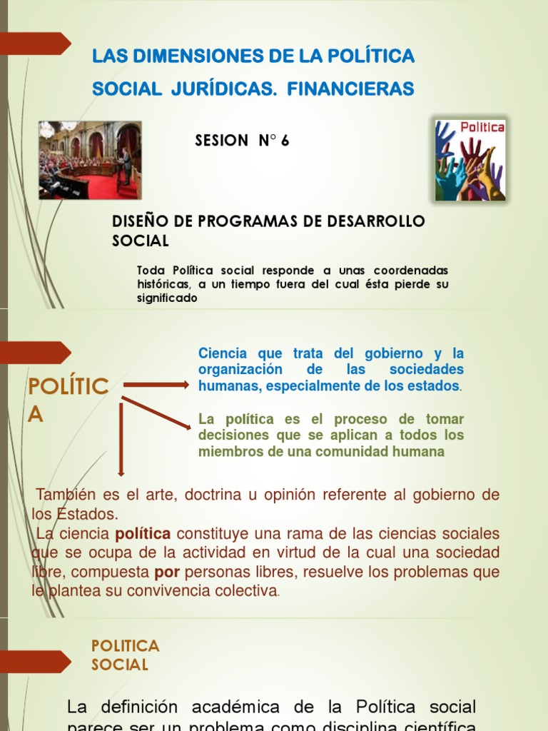 Dimensiones de Las Politicas | PDF | Politica social | Gobierno