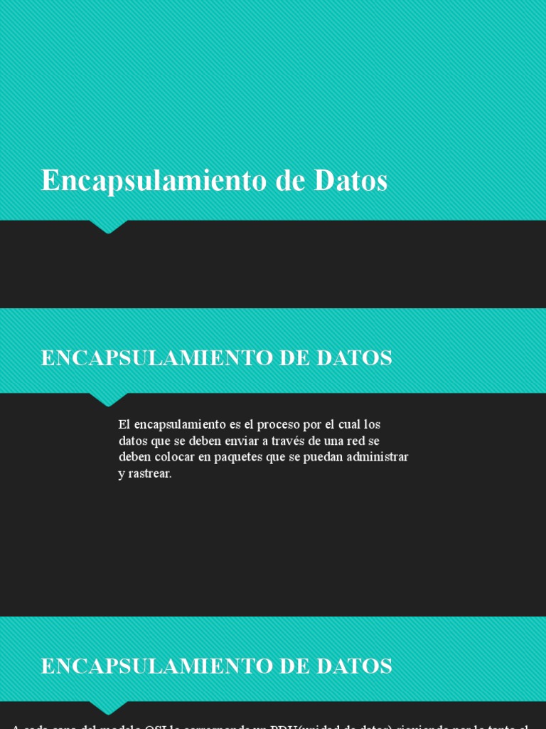 Encapsulamiento de Datos | PDF