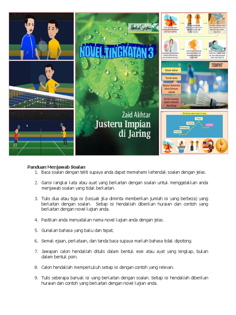 NOVEL JUSTERU IMPIAN DI JARING Karya Zaid Akhtar | PDF