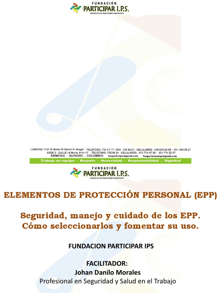 Uso y Mantenimiento de Epp | PDF | Naturaleza