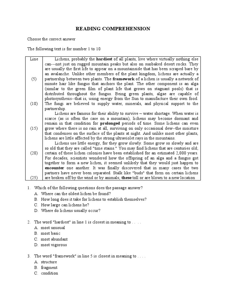 READING COMPREHENSION - Daring 2 | PDF | Quakers | Jupiter