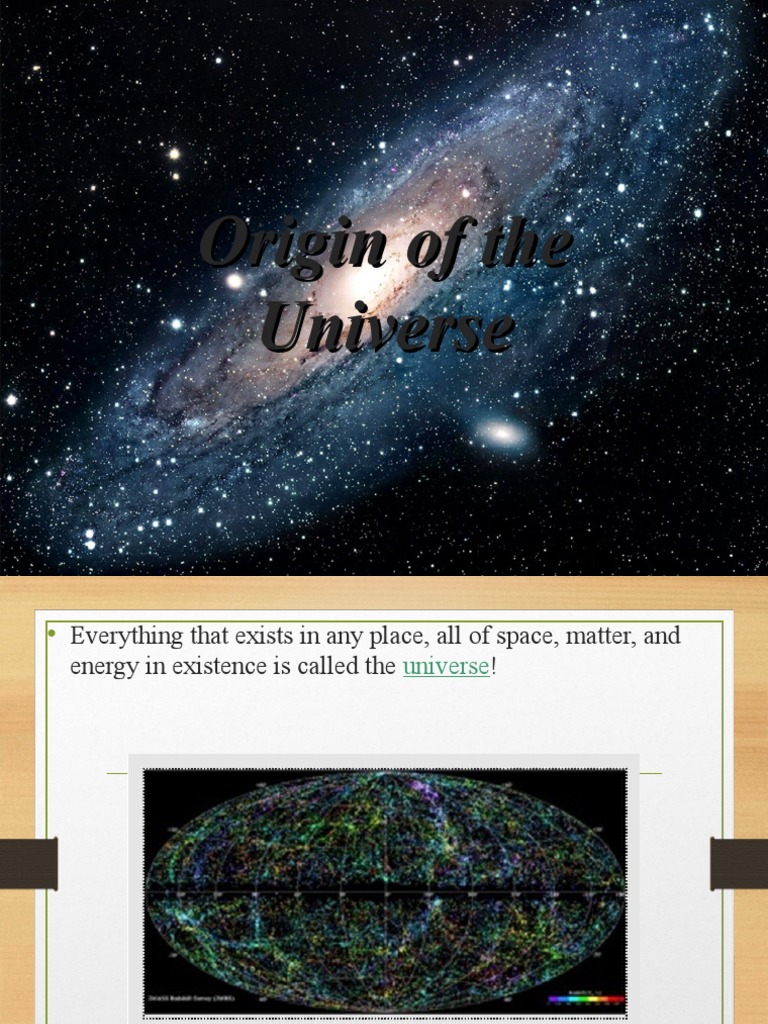 Origin of The Universe | PDF