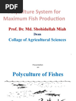 Fingerling Production | PDF | Aquaculture | Pond
