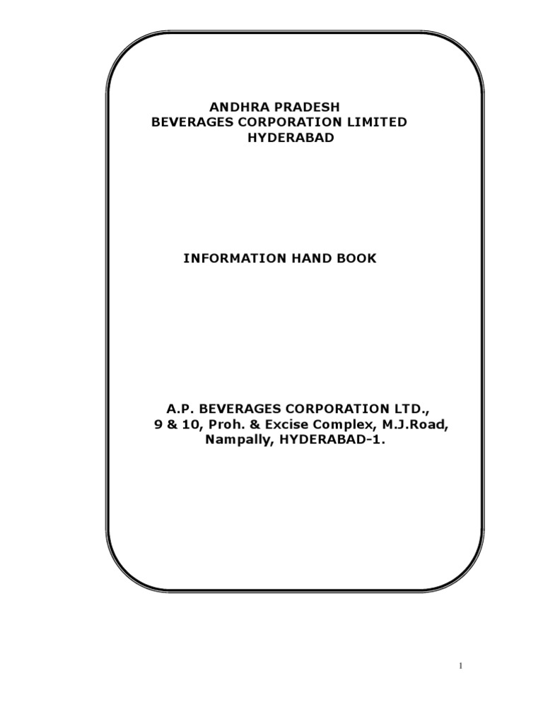 AP Beverages Corporation Rti-Act | PDF | Stocks | Board Of Directors