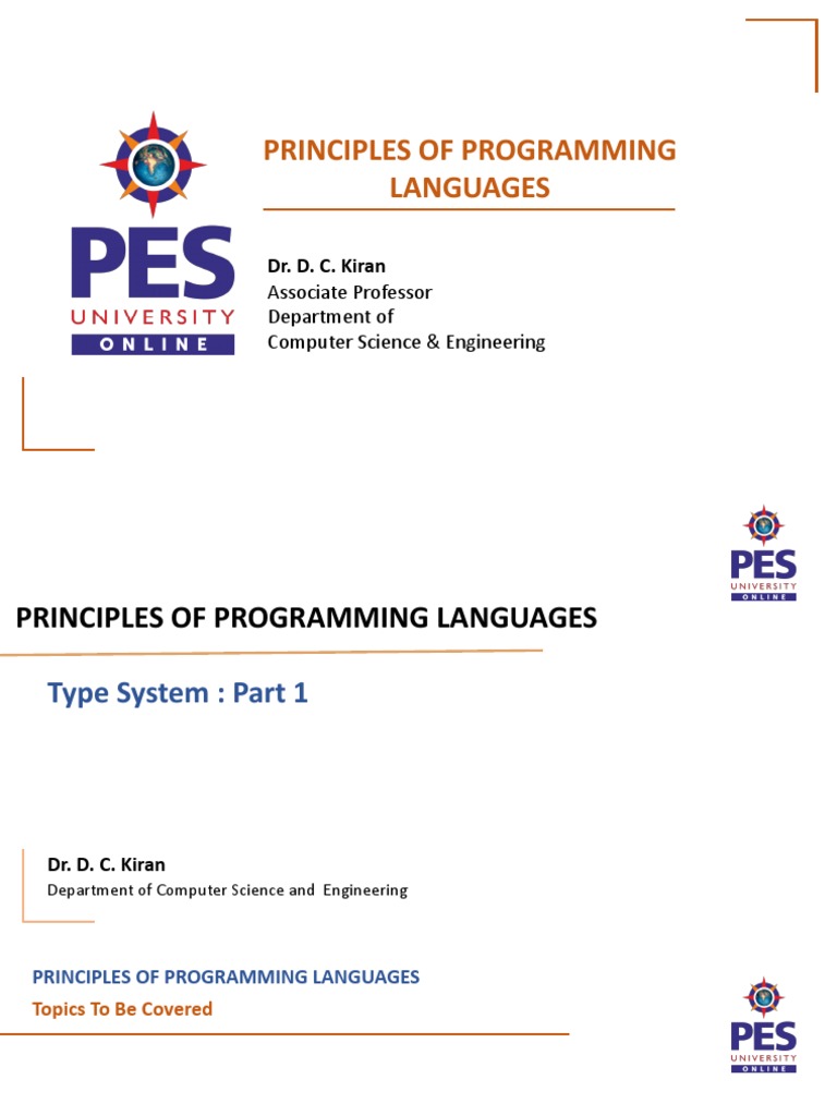 Principles of Programming Languages: Type Systems | PDF | Data Type ...