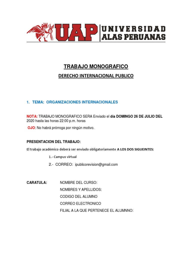 Trabajo Monografico Final PDF | PDF