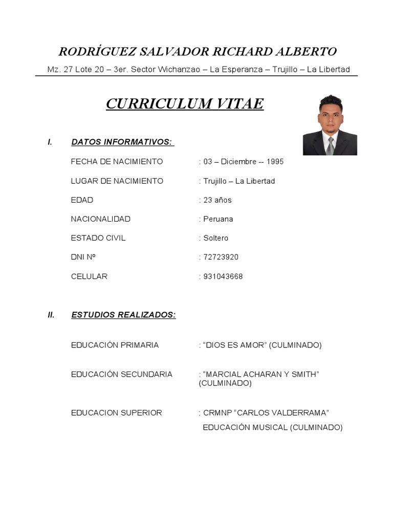 CURRICULUM-Richard 2020 | PDF | Cognición | Modificación de comportamiento
