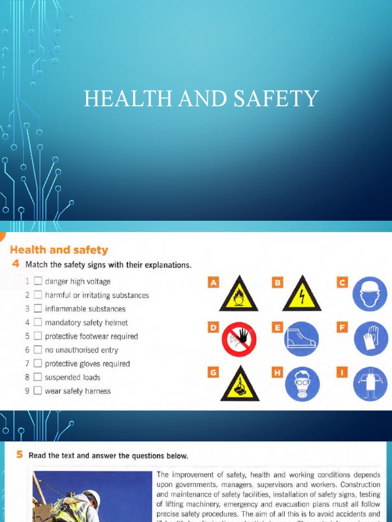 Health and Safety | PDF