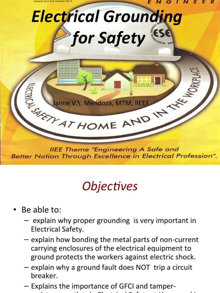 Electrical Grounding Safety Part 1 by Jaime V Mendoza PDF | PDF ...