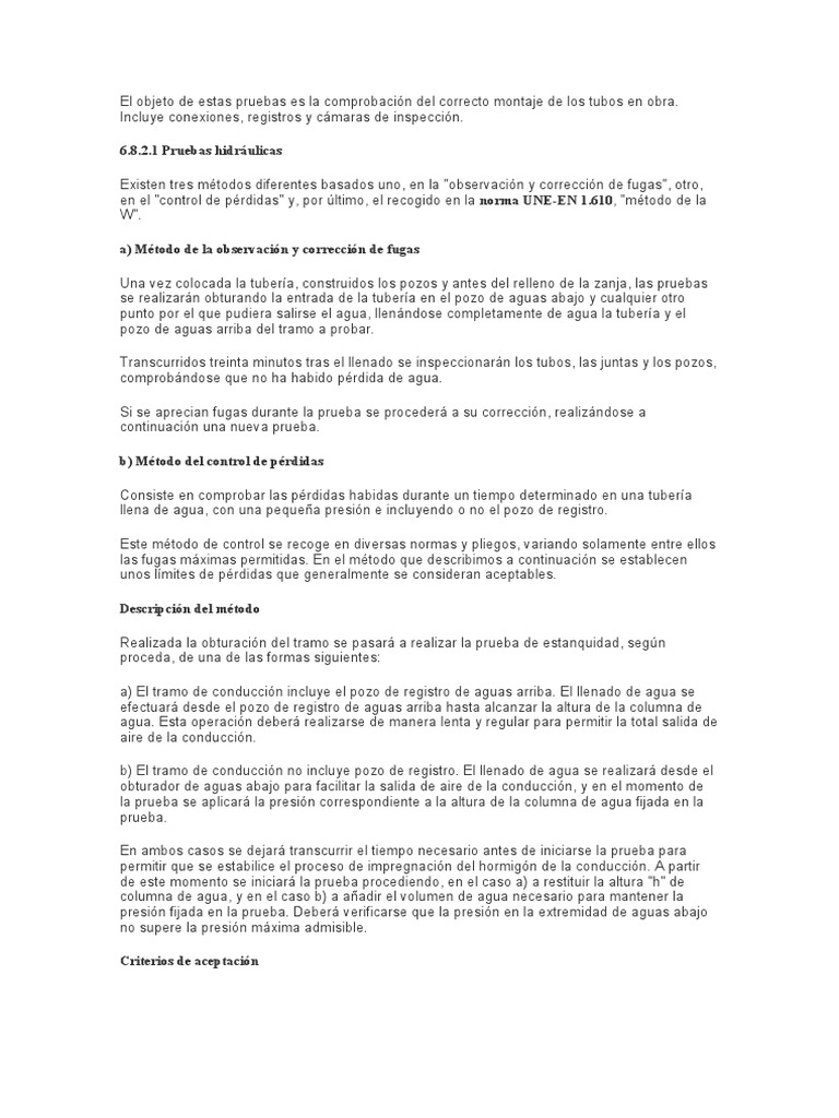 Astm C 924 M | PDF | Presión | Agua
