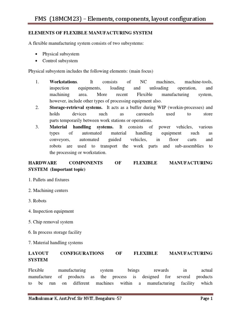 Elements, Components, Layout Configuration | PDF | Systems Engineering ...