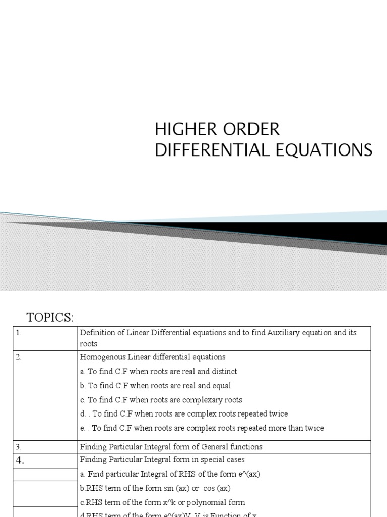 M1 Unit-2 | PDF | Equations | Analysis