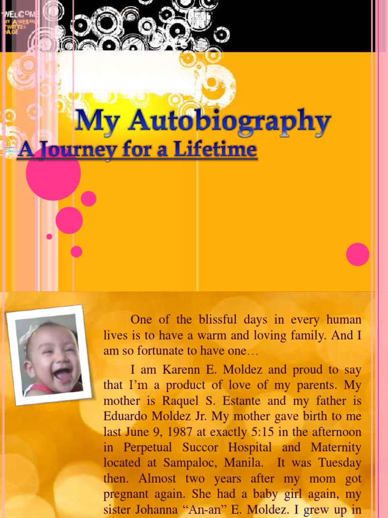 Autobiography Sample | PDF | Family | Society