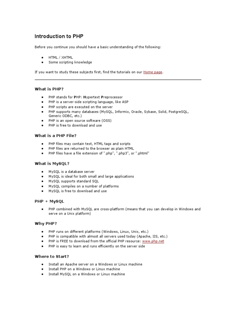 Introduction To PHP | Download Free PDF | Http Cookie | Php