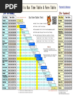 IUJ Bus Schedule | PDF | Bus | Bus Transport