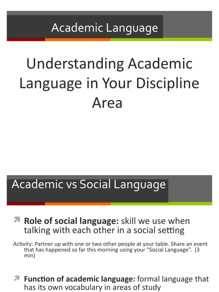 Mastering Academic Language Strategies | PDF | Discourse | Criticism