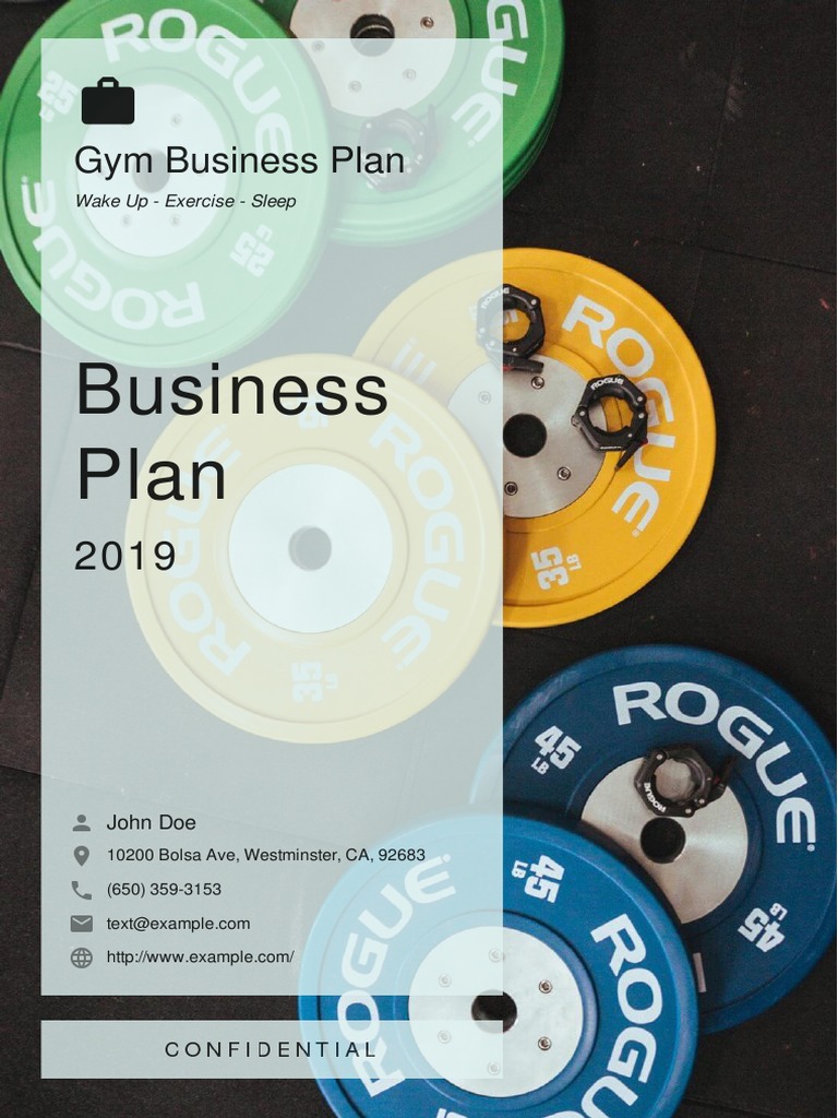 Gym Business Plan Example | PDF | Physical Fitness | Physical Therapy