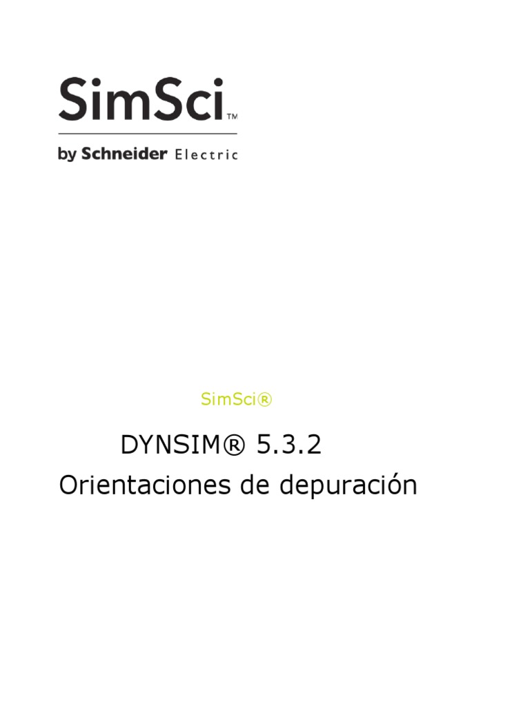DYNSIM Best Practices 12 - Debugging Guidelines (Traducido En-Es) | PDF | Información | Presión
