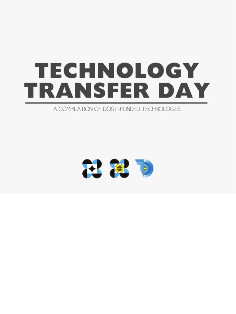 DOST Technology Transfer Booklet | PDF | Rice | Agriculture