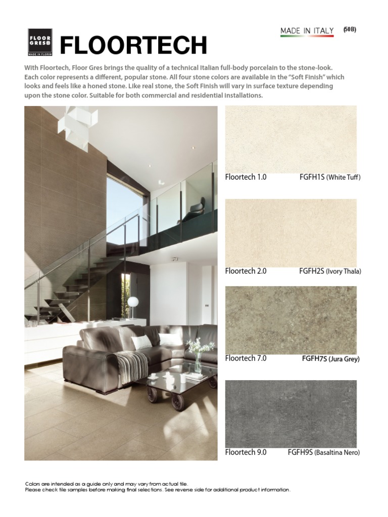 Floortech: Made in Italy | PDF | Tile | Materials