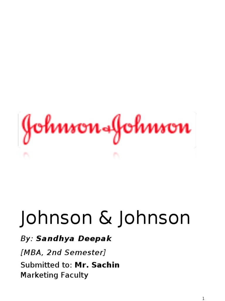 Marketing JNJ STP Sandhya | PDF | Johnson & Johnson | Contact Lens