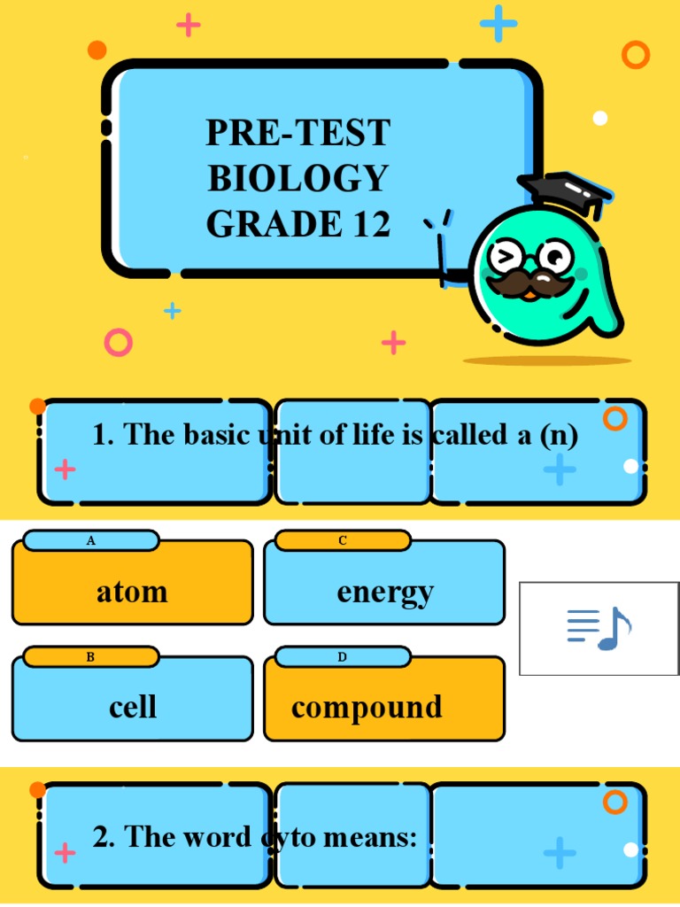 Pretest Biology | PDF | Science & Mathematics