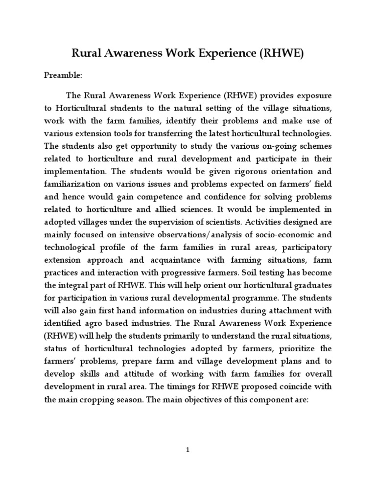 RHWE REVISED Manual 10.07 PDF | PDF | Horticulture | Agriculture