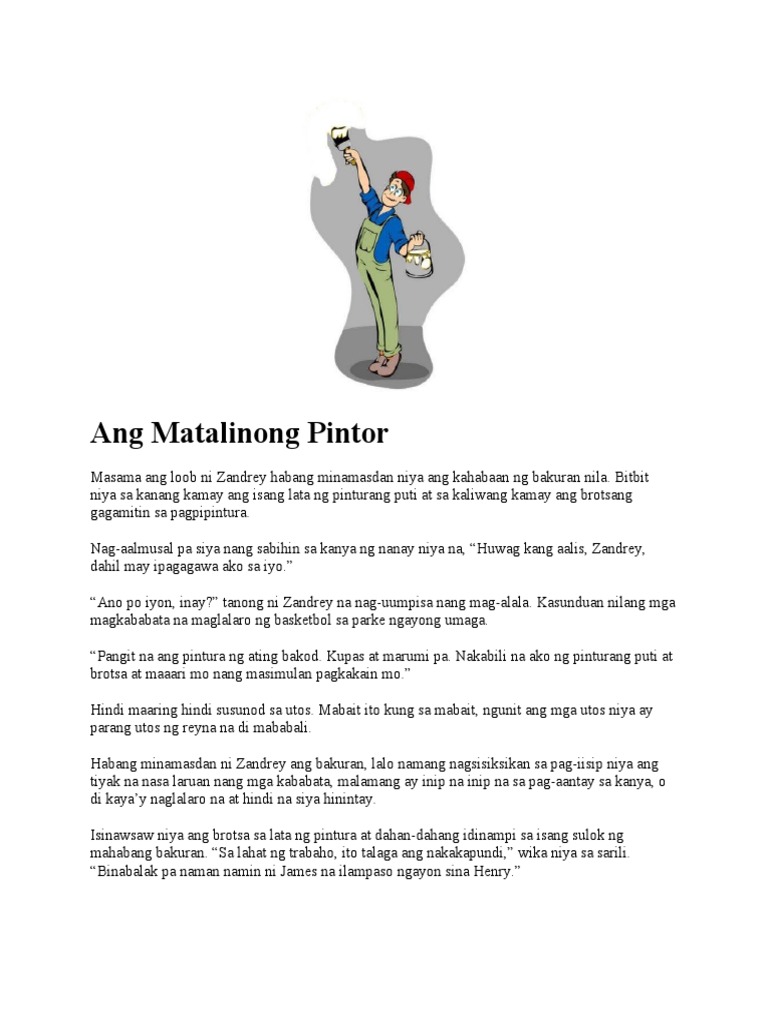 Ang Matalinong Pintor | PDF