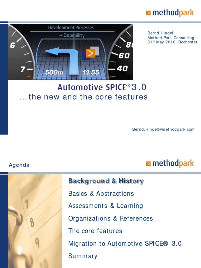 2016 05 Talk in The Royal Park - ASPICE 3.0 Method Park | Download Free PDF | Software ...