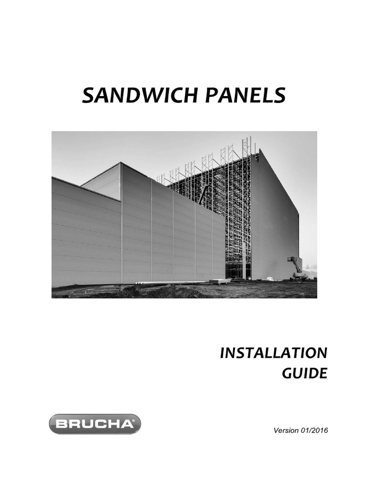 Sandwich Panels: Installation Guide | PDF | Wall | Roof