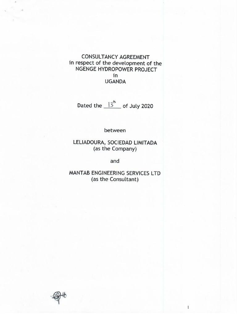 Signed & Stamped Agreement PDF | PDF