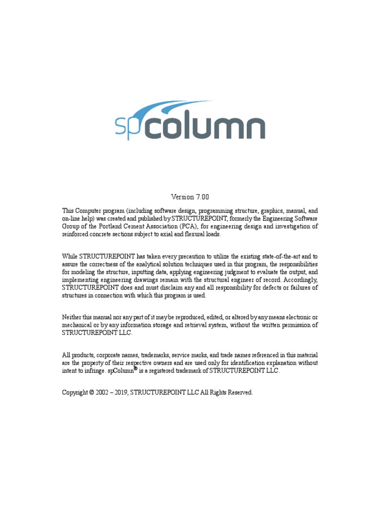 Spcolumn Manual PDF | PDF | Strength Of Materials | Bending