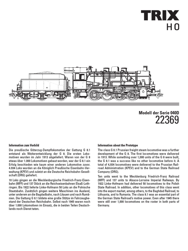 TRIX-22369 Manual | PDF