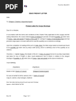 Letter of Protest | PDF