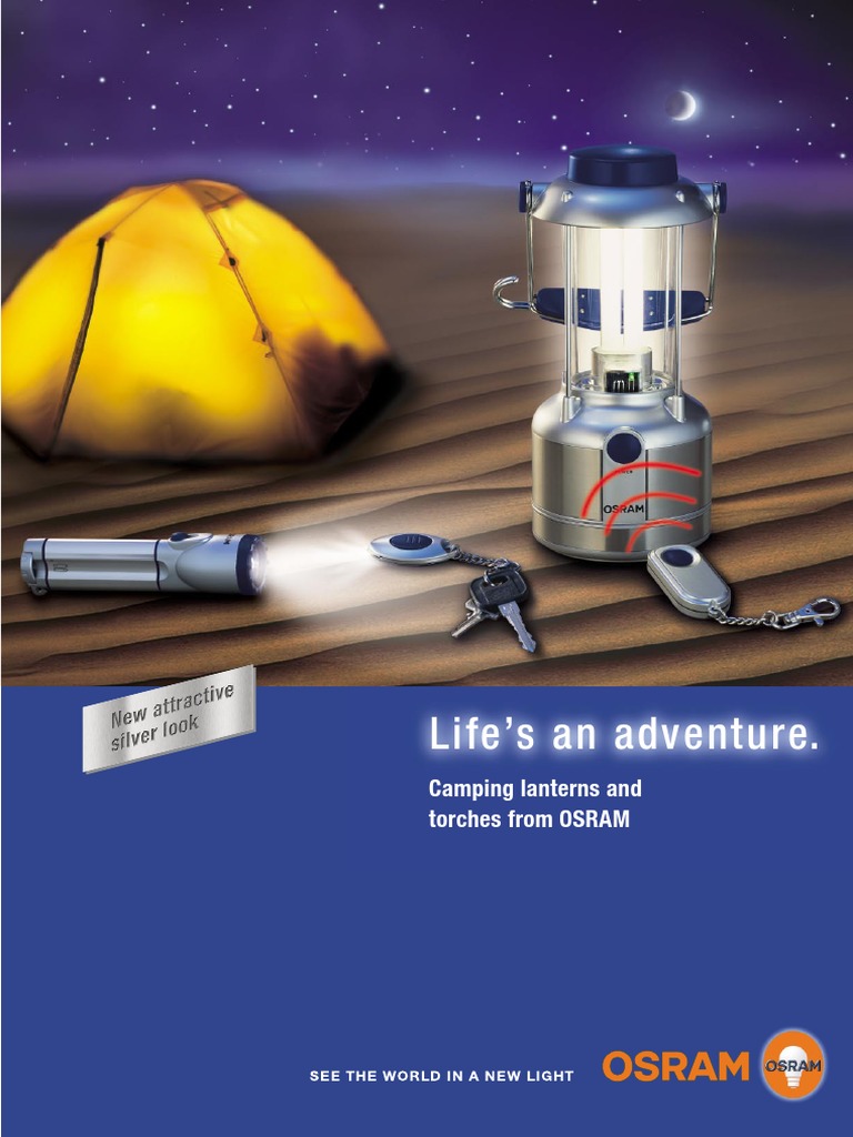 Life's An Adventure.: Camping Lanterns and Torches From OSRAM | PDF ...
