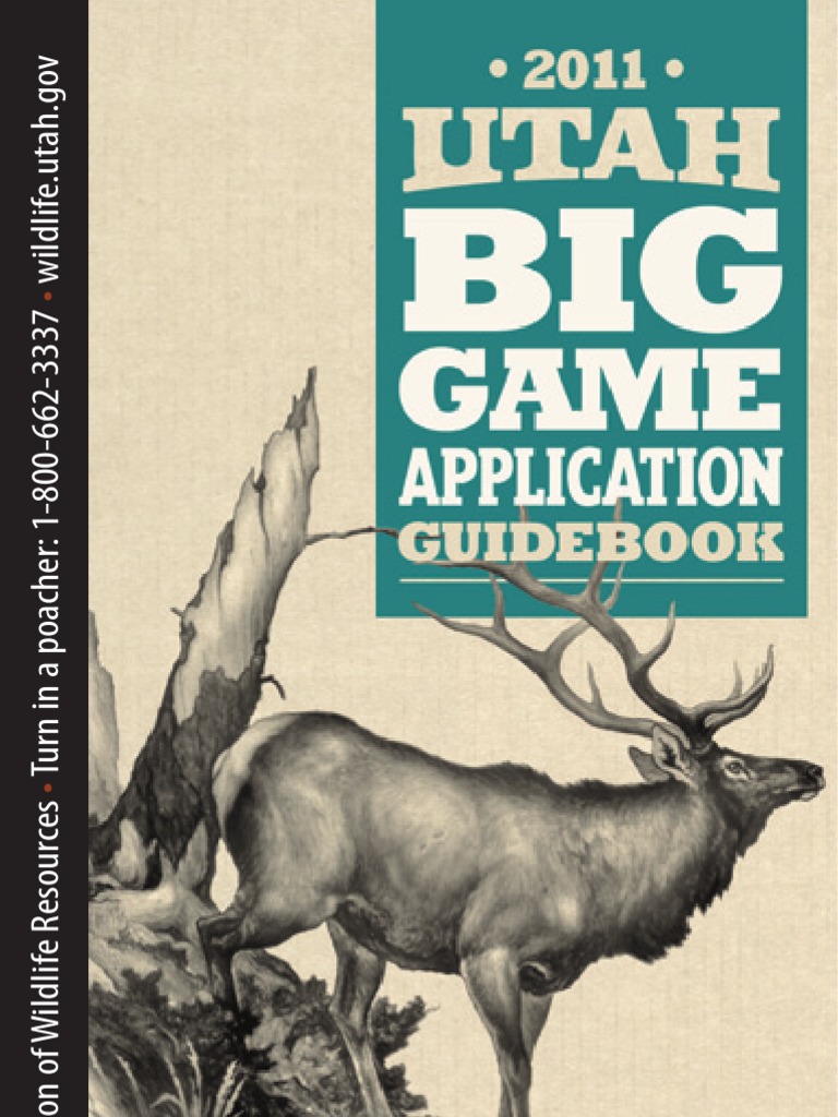 2011 Utah Big Game Guidebook | PDF | Deer | Big Game Hunting