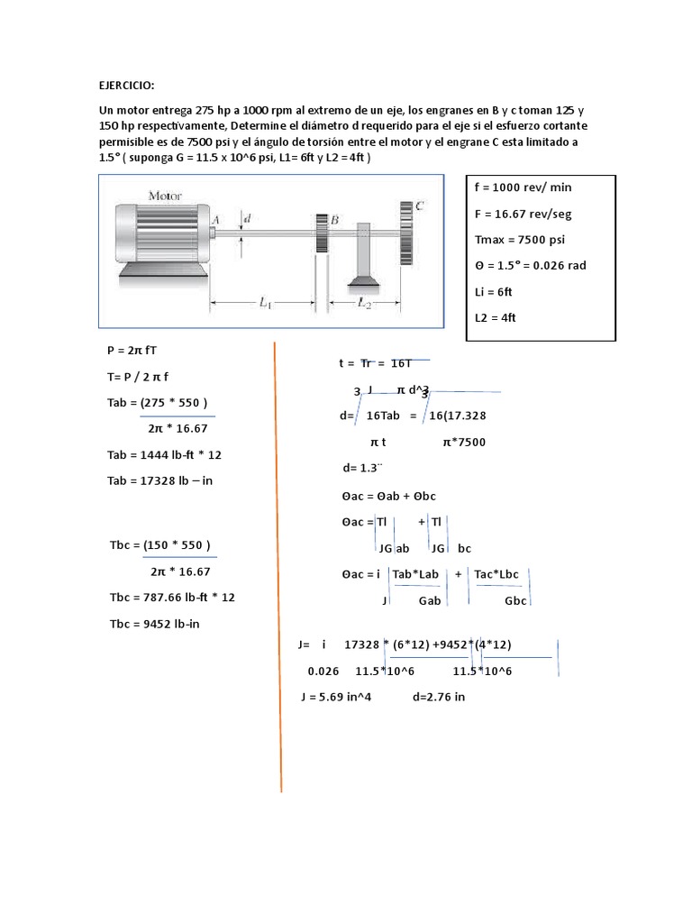 Ejercicio14 Torques | PDF