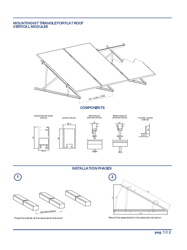 Solar Mounting kit-EN | PDF | Equipment | Manufactured Goods