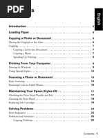 CD800 User Reference Guide | PDF | Printer (Computing) | Computer Science