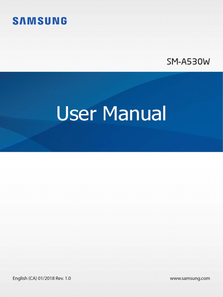User Manual: SM-A530W | PDF | Screenshot | Battery Charger