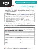 DA Application Form | PDF