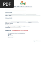 Family Member Certificate Form | PDF | Government And Personhood ...