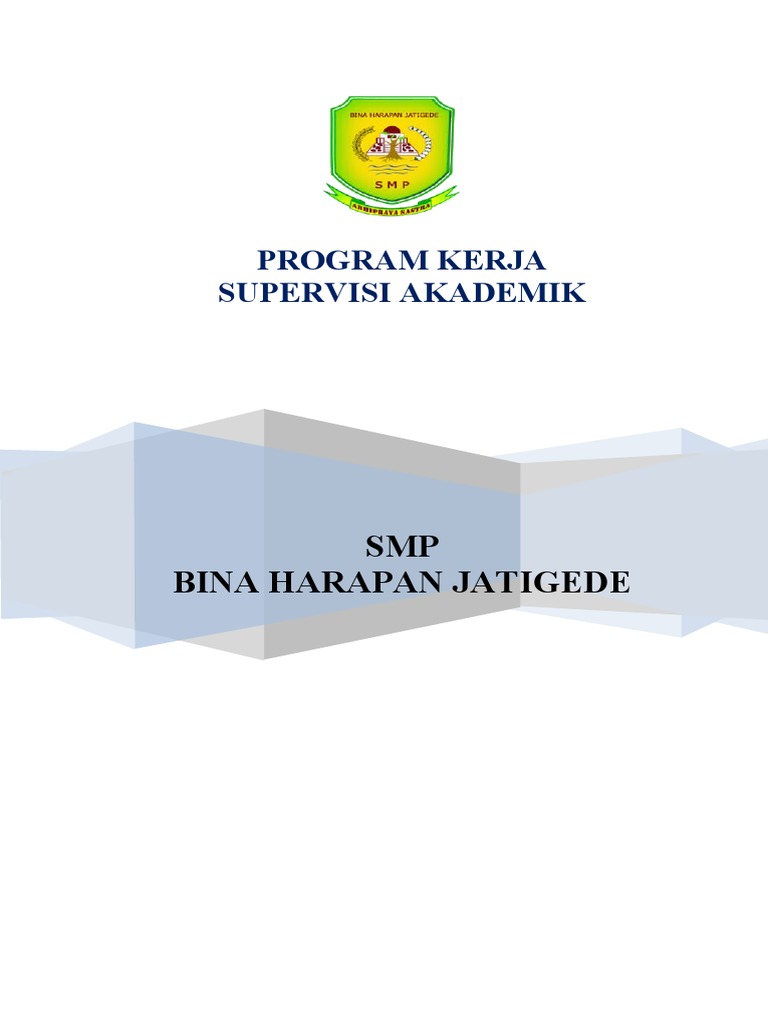PROGRAM KERJA Supervisi Akademik | PDF