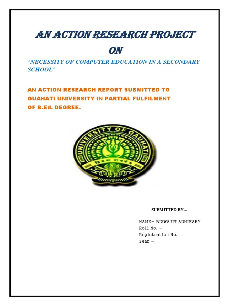 An Action Research Project ON: "Necessity of Computer Education in A Secondary | PDF ...
