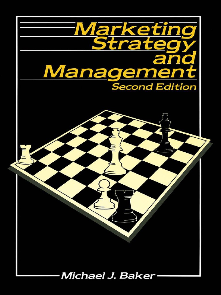 Michael J. Baker (Auth.) - Marketing Strategy and Management (1992 ...