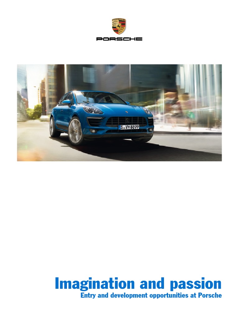 Entry Brochure PORSCHE | PDF | Procurement | Logistics