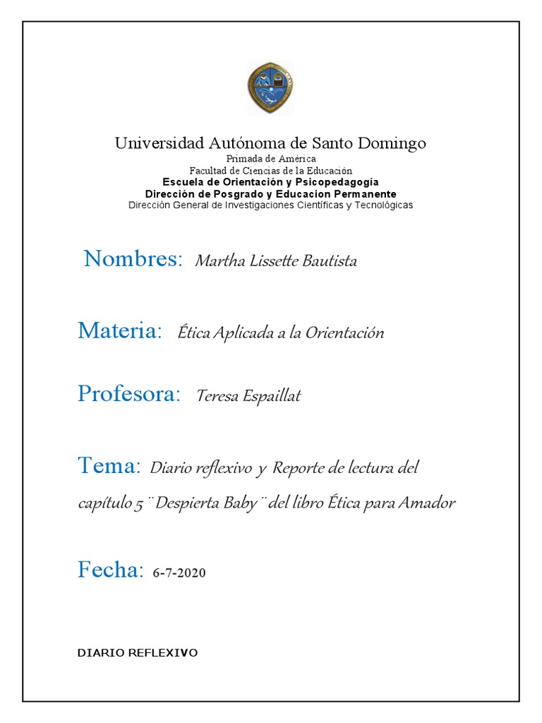 Analisis Del Libro Etica para Amador | PDF | Jacob