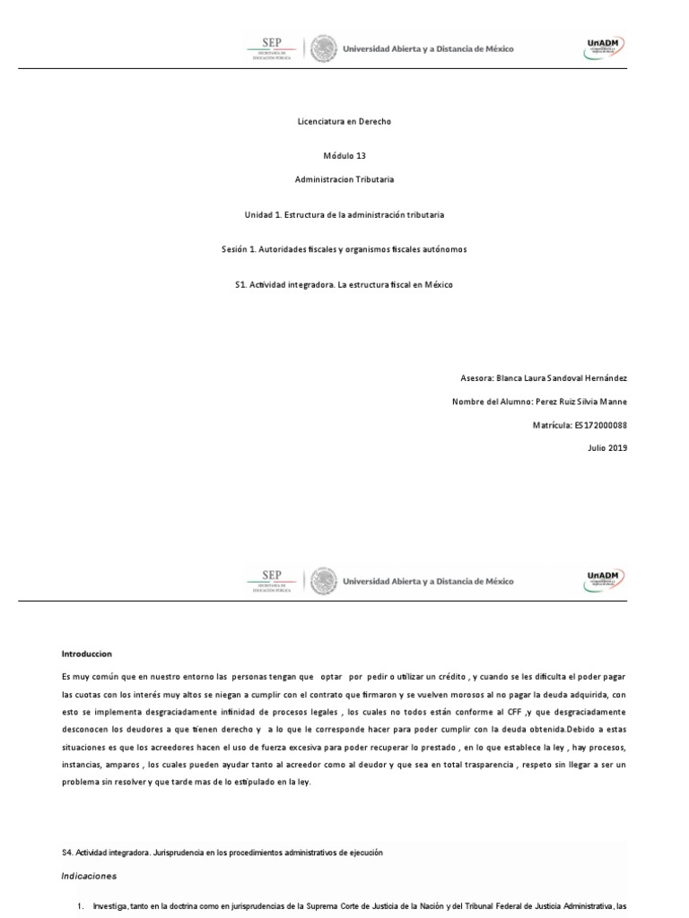 Actividad Integradora Terminada s4 | PDF | Caso de ley | Sentencia (ley)