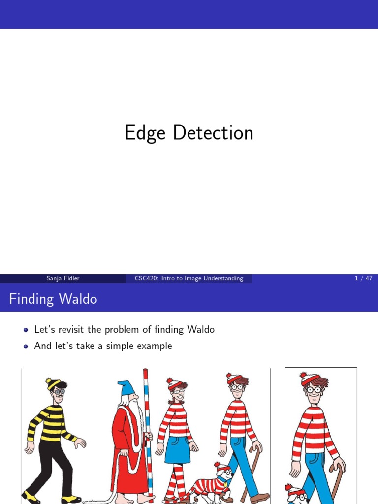 Edge Detection | PDF | Telecommunications Engineering | Theoretical ...