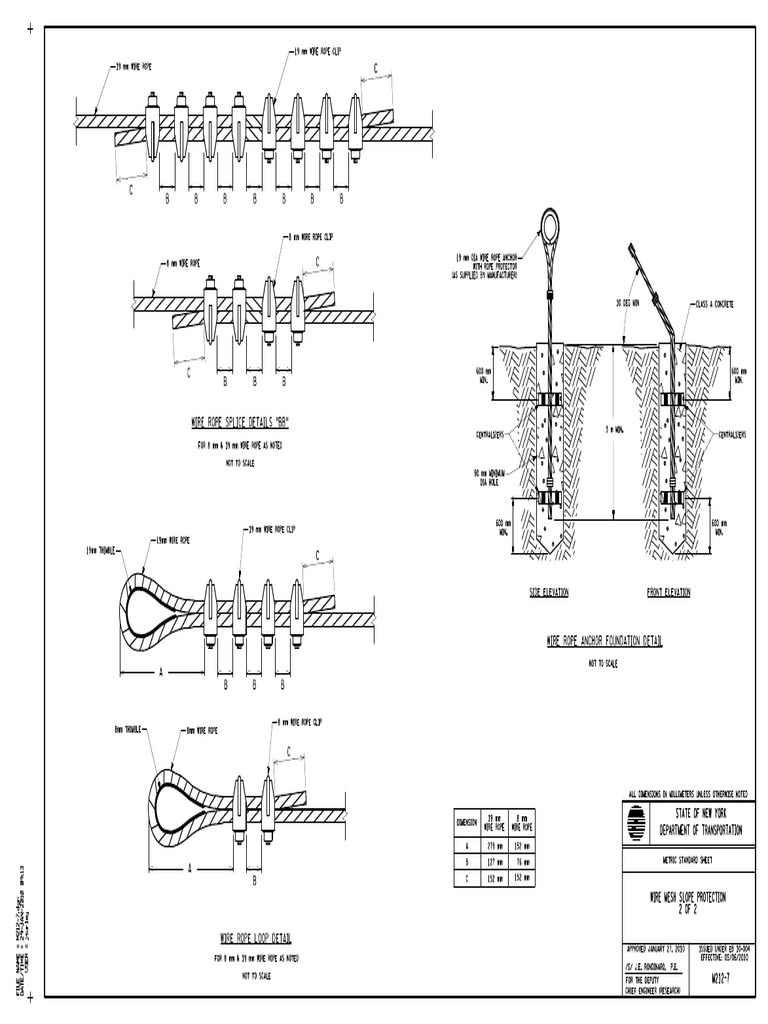 Wire Rope Splice Details "BB" | PDF | Rope | Building Engineering